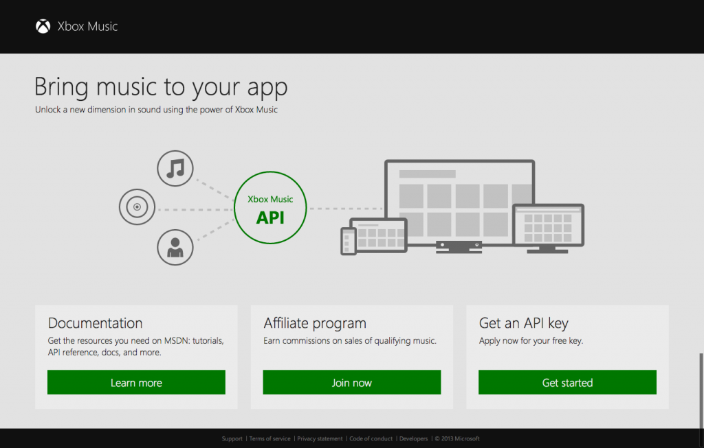 Xbox Music launches developer APIs & affiliate program | istartedsomething