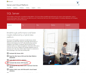 The 12 step process to download Microsoft SQL Server Express 2014 ...