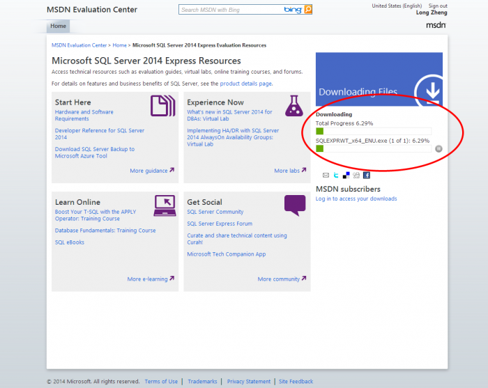 The 12 step process to download Microsoft SQL Server Express 2014 ...